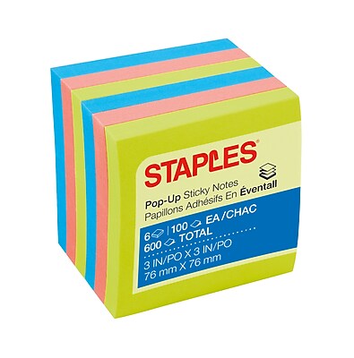Post-it® & Stickies™ Notes | Post-it® Pop-Up Sticky Notes | Staples®