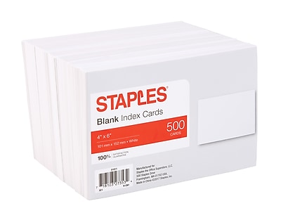 Index Cards | Colored Index Cards | Staples®