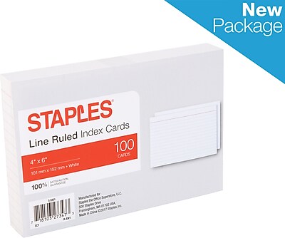 Index Cards | Colored Index Cards | Staples®