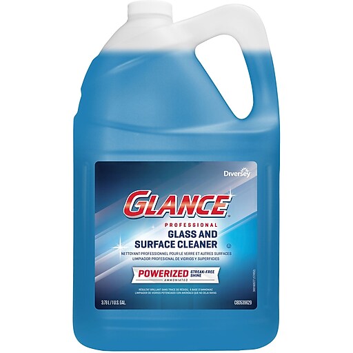 Glance® Powerized Professional Glass & Surface Cleaner, 1 Gallon ...