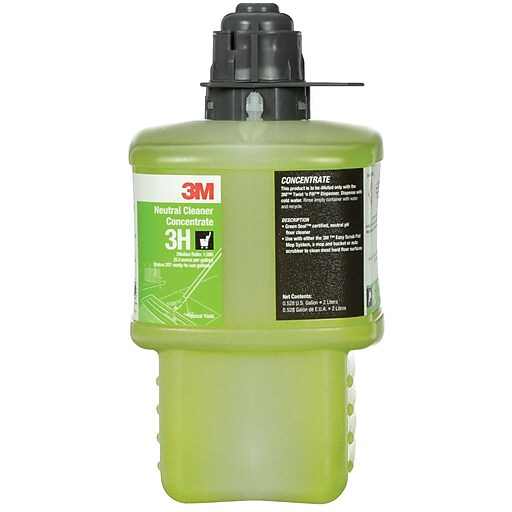 3M Twist N' Fill Neutral Cleaner Concentrate, 2 Liter, 6/Case (3H ...