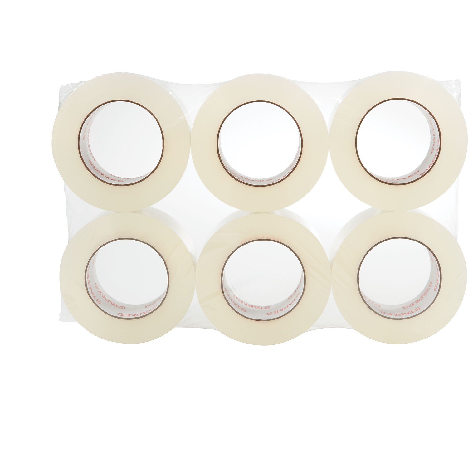 Staples Moving & Storage Packing Tape 1.88" x 110" Yds Clear 6/Rolls ...