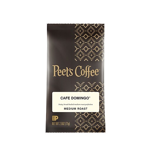 Peet's Coffee Café Domingo Coffee Frac Pac, Medium Roast, 18/Box ...