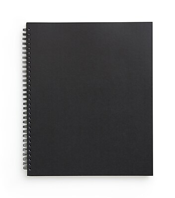 TRU RED™ Large Soft Cover Meeting Notebook, Black (TR54985) | Staples