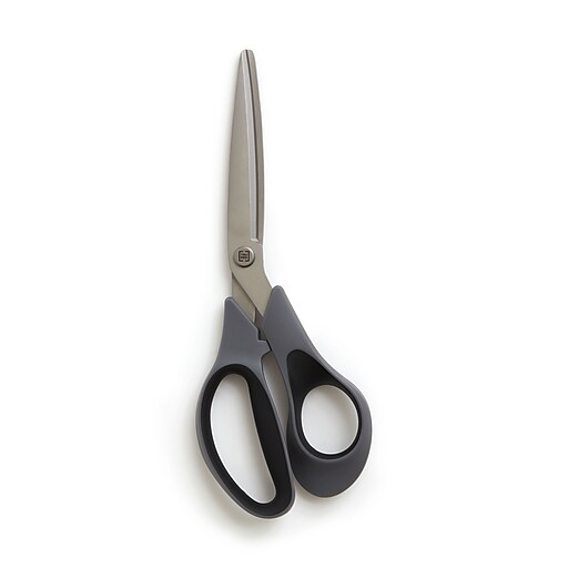 TRU RED™ 8" Titanium Coated Scissors, Bent Handle (TR55026) | Staples