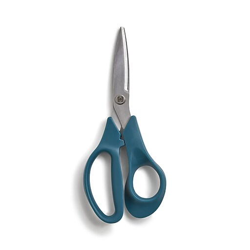 TRU RED™ Ergonomic 7" Stainless Steel Scissors, Straight Handle ...