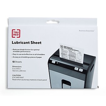 Shredder Lubricant Sheets | Staples