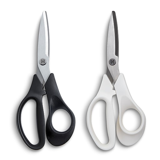 TRU RED™ 7" Stainless Steel Scissors, Straight Handle, 2/Pack (TR55034 ...