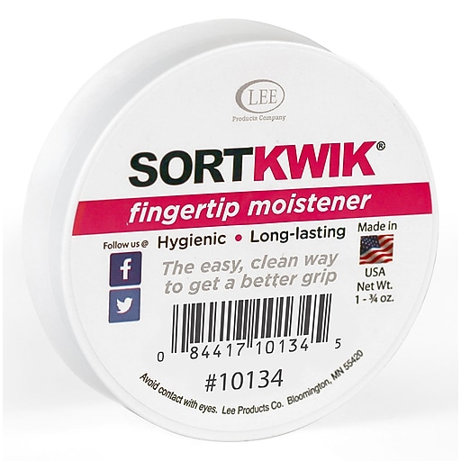 Sortkwik 1.75 oz. Fingertip Moistener, Pink (10134) | Staples