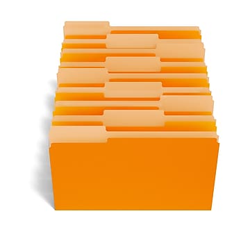 orange folder | Staples
