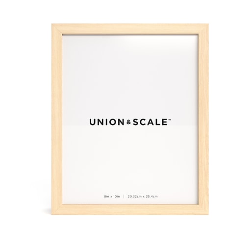 Union & Scale™ Essentials Wood Picture Frame, Natural (UN58038) | Staples