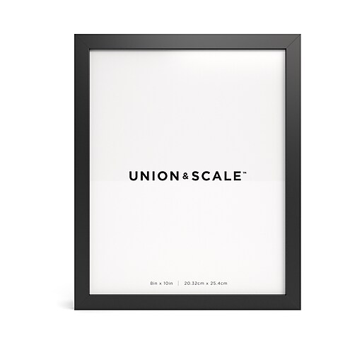 Union & Scale™ Essentials Wood Picture Frame, Black (UN58061) | Staples