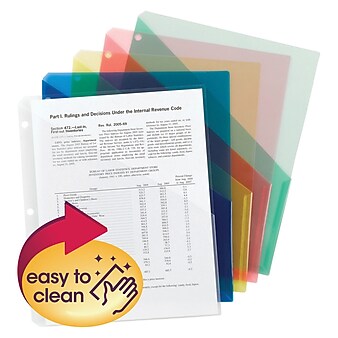 Binder Pocket Folders - Shop Binder Pockets Dividers & Inserts at Staples