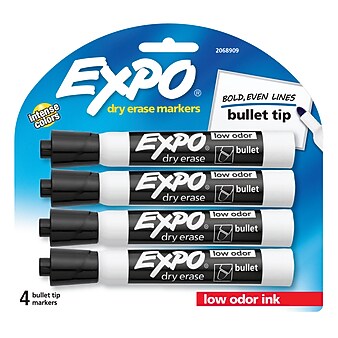 Black Dry Erase Markers - Single Markers & Bulk | Staples