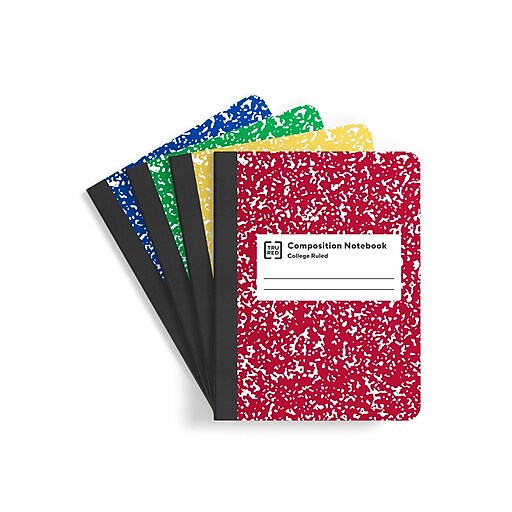 Tru Red™ Composition Notebook, 7.5