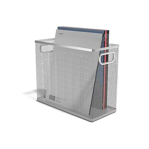 TRU RED™ Wire Mesh File Organizer, Silver (TR57551) | Staples