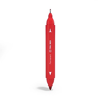 TRU RED Red AP Nontoxic Permanent Markers for School | Staples