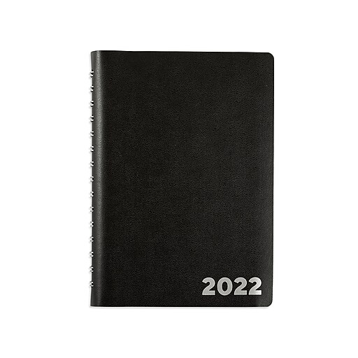 2023-staples-5-x-8-daily-appointment-book-black-st58452-23-staples