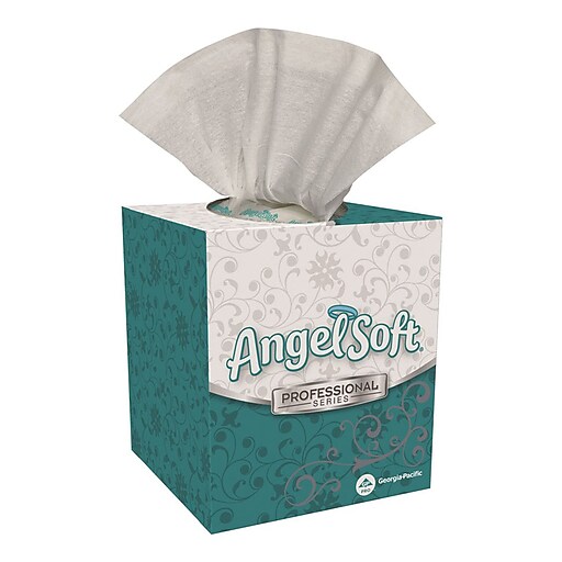 Angel Soft Professional Series Facial Tissue, 2-ply, 96 Tissues/Box ...