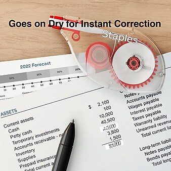 Correction Tape & Fluid | White Out & Liquid Paper | Staples