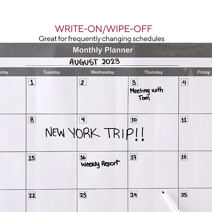 Staples Weekly Calendar