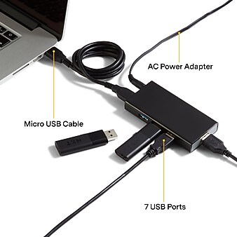 USB Port Hubs | Powered USB Hub & Port Hub Deals | Staples®