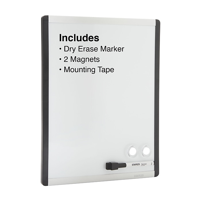 Staples Steel Dry Erase Whiteboard 11 x 14 28209 US Staples