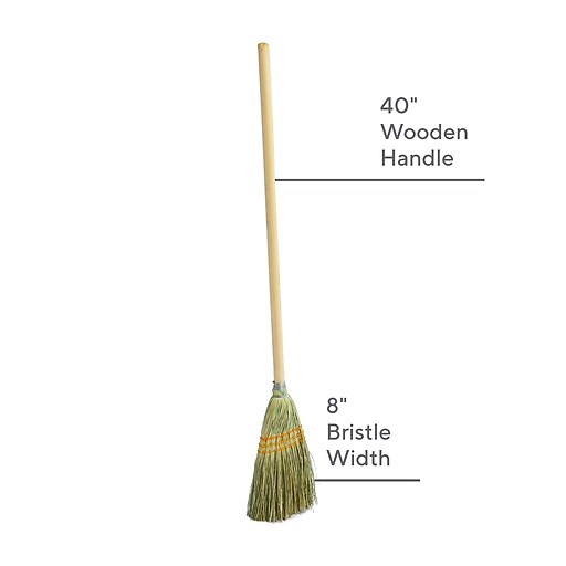 Coastwide Professional™ 8" Standard Corn Broom, Natural (CW57664) | Staples