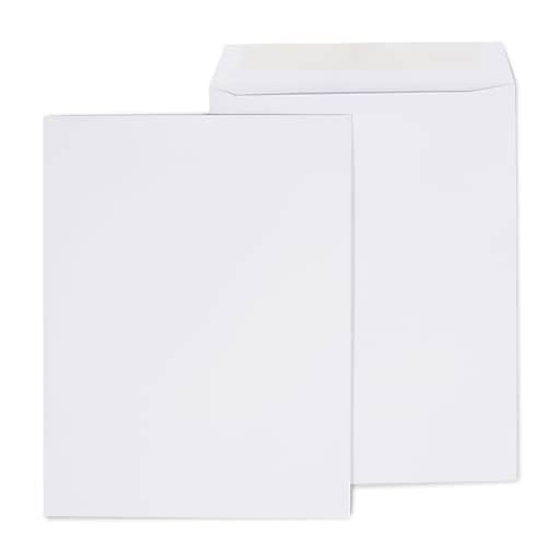 Gummed Catalog Envelopes, 10"L x 13"H, White, 250/Box (486954/17040 ...