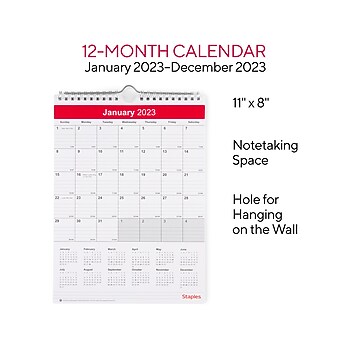 Small & Mini Calendars | Staples