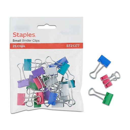 Staples Binder Clip Small 25 PK - Fashion | Staples