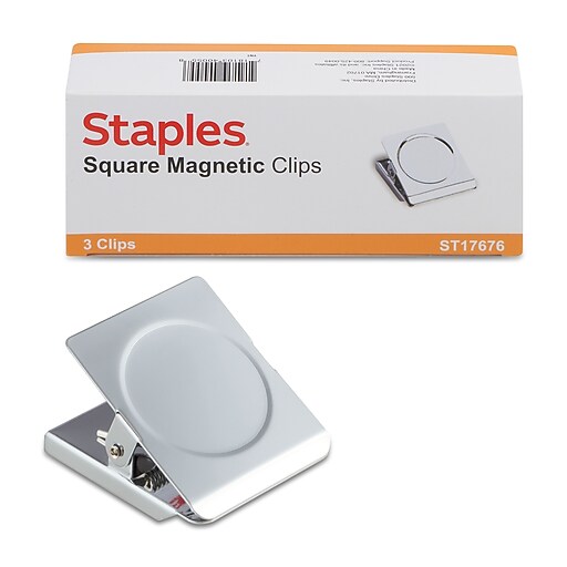Staples Paper Clips, 2.25"W, Silver, 3/Pack (17676) | Staples