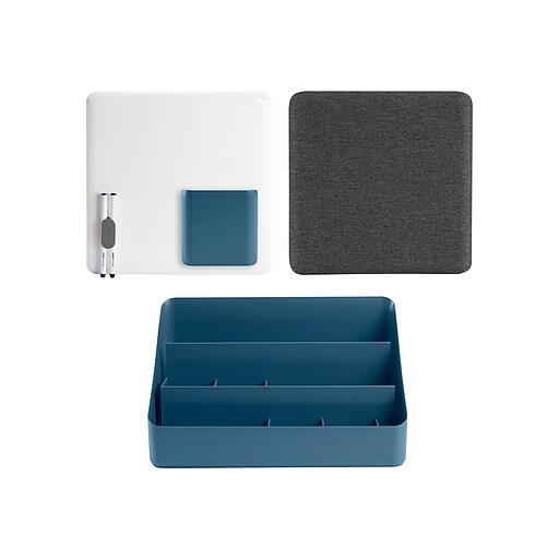 Poppin 7-Piece Desk Organizer Set, Assorted Colors (108017) | Staples