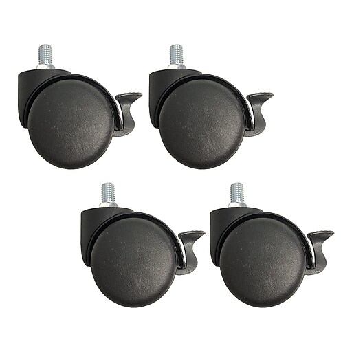 Offices to Go Table Leg Caster, Black, 4/Carton (OTGSTL4CSTR) | Staples