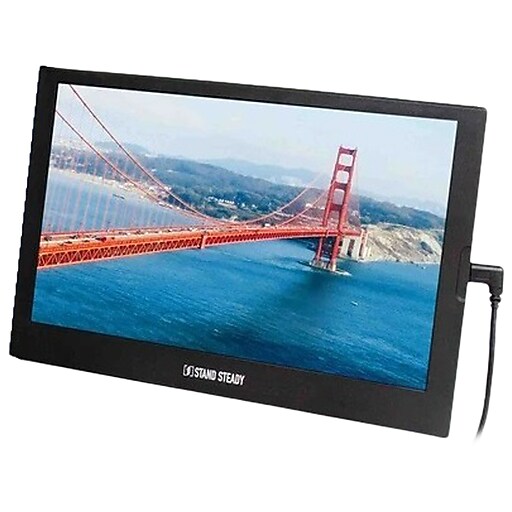 SideTrak Portable ST12BK 12.5" LCD Monitor, Black | Staples