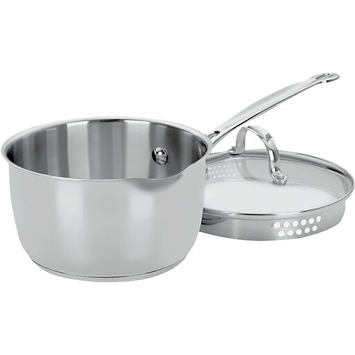 Cuisinart Chef's Classic Stainless Steel 2 Qt. Saucepan with Cover ... Cuisinart Chef's Classic Stainless Steel 2 Qt. Saucepan with Cover ...