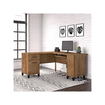 Bush Furniture L-Shaped Desks | Staples