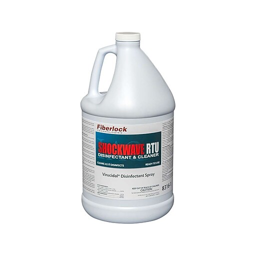 Fiberlock ShockWave RTU Disinfectant, 128 oz. (8316-1) | Staples