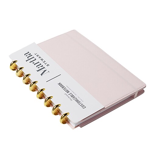 Martha Stewart Customizable Notebook, 6.38" x 9", Unruled, 60 Sheets ...