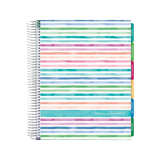 Global Printed Products Deluxe 8.5" x 11" Teacher Academic Planner ...