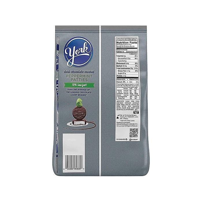 York Peppermint Patty Mini YORK YORK Dark Chocolate Snack Size