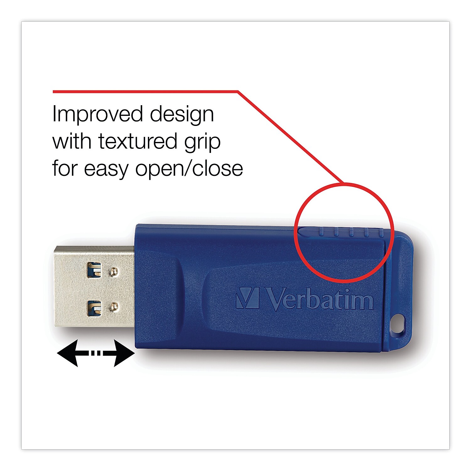 Verbatim Classic USB Drive 8GB 5/PK Blue 99121 | eBay
