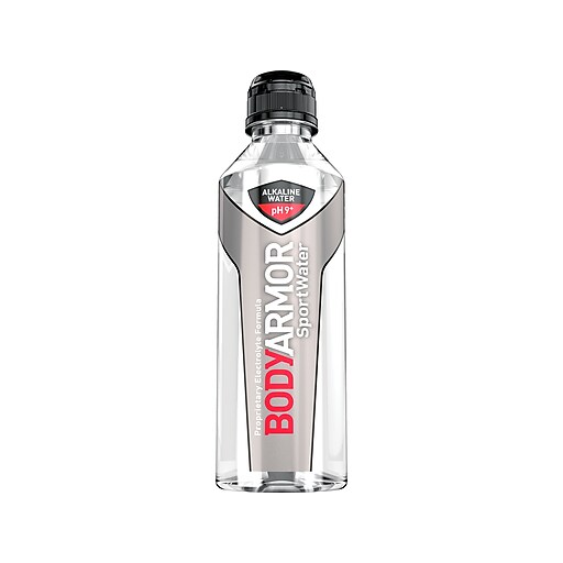 BodyArmor SportWater Alkaline Water, 23.67 Fl. Oz., 24/Pack (100701-1.0 ...