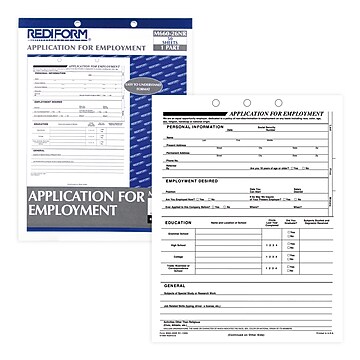 employment application forms | Staples