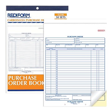 purchase order book | Staples