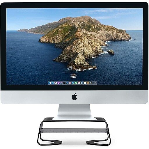 Twelve South Curve Riser Desktop Stand for iMac and Displays, Black ...