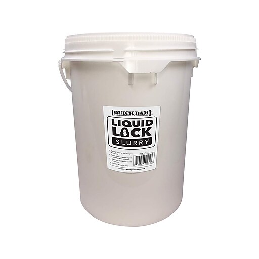 Quick Dam Liquid Lock Slurry, Up to 5 Gal. (LLS-5) | Staples