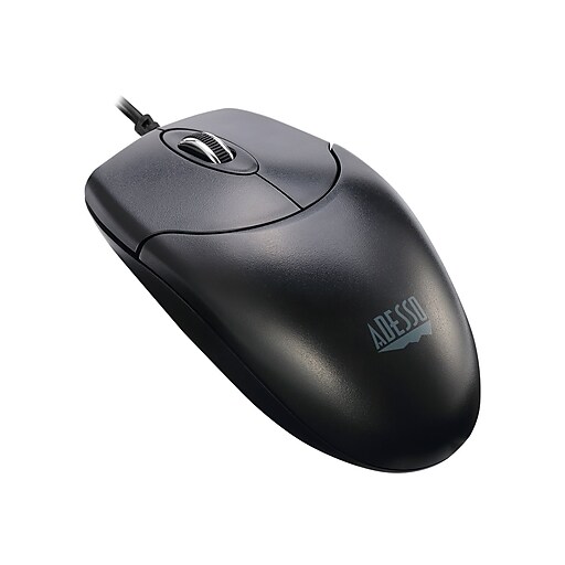 Adesso iMouse M6 Ambidextrous Optical USB Mouse, Black | Staples