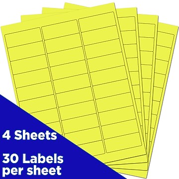 1 x 2 5/8 labels | Staples