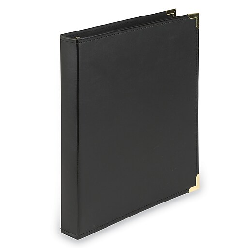 Samsill Classic Executive 1" Non-View Binder, 3-Ring , Black (SAM15130 ...